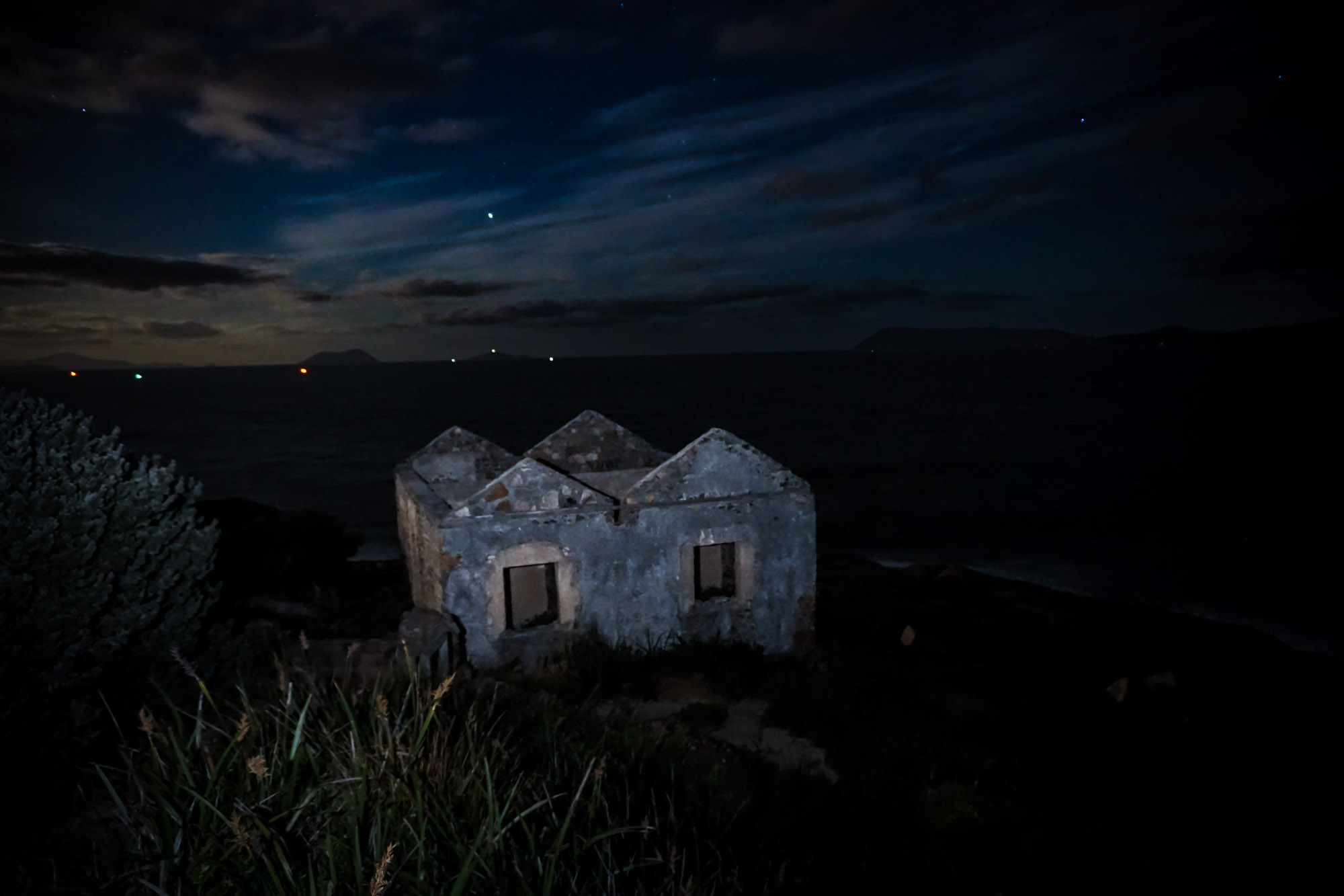 Ghost of the Haunted Point King Lighthouse Ruin, Albany - Amy's Crypt