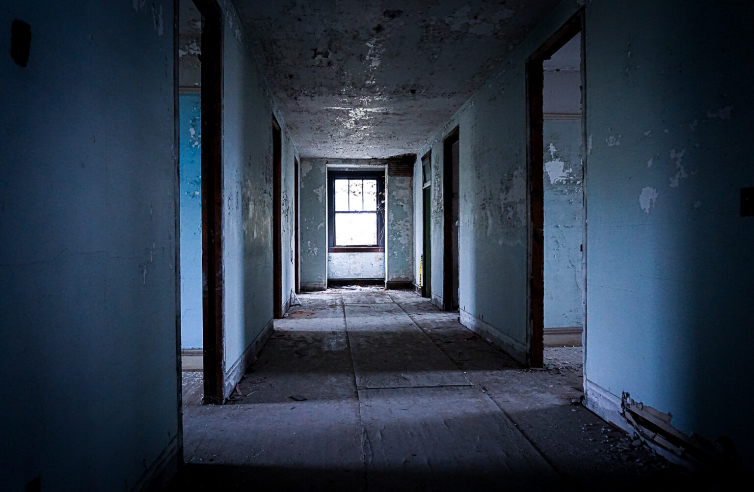 The haunted Indiana State Sanatorium - Amy's Crypt