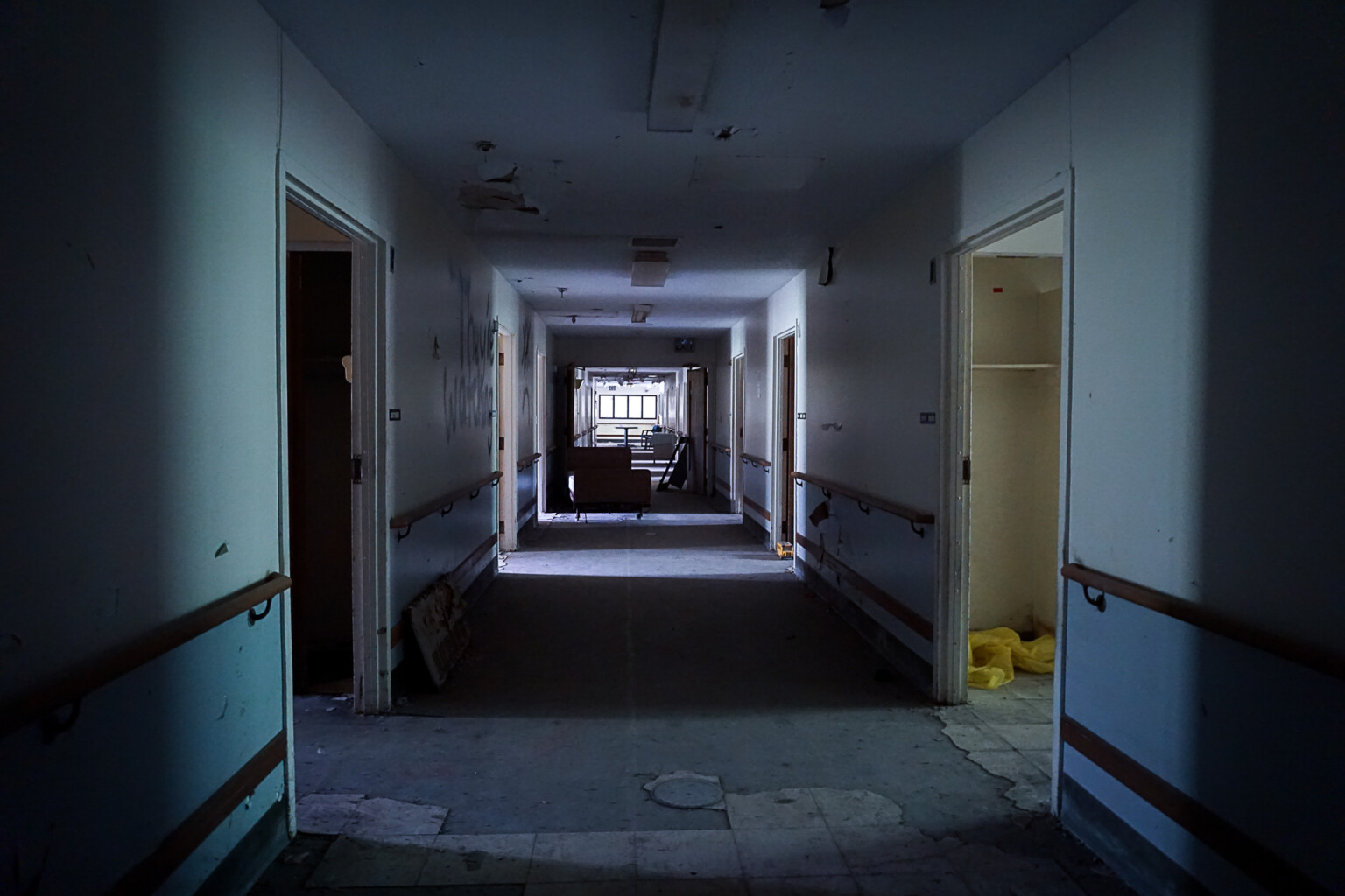 The haunted Indiana State Sanatorium - Amy's Crypt